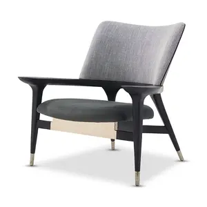 THEODORE ALEXANDER Mod Accent Chair - Black/grey