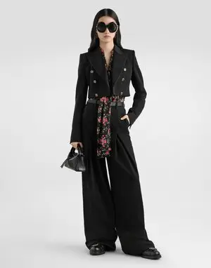 Dolce & Gabbana Rose Bouquet-print Satin Shirt - Multicolor