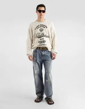 Dolce & Gabbana Pullover With Interwoven Pattern
