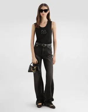 Dolce & Gabbana 5-pocket Flared Denim Trousers - Multicolor