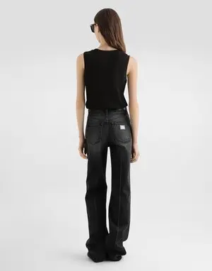 Dolce & Gabbana 5-pocket Flared Denim Trousers - Multicolor