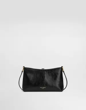 Dolce & Gabbana Lock Shoulder Bag In Calfskin - Black