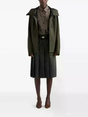 Prada Pleated Midi Skirt