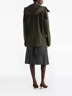 Prada Pleated Midi Skirt