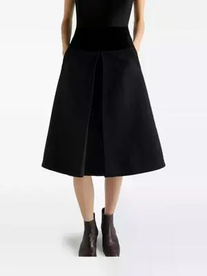 Prada Flared Welt-pocket Midi Dress