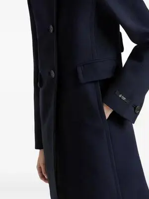Prada Detachable Collar Single-breasted Coat