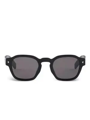 Prada Geometric Frame Sunglasses - Black