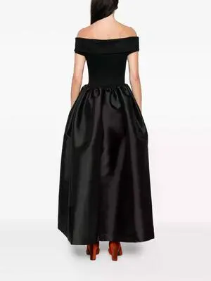 MARQUES' ALMEIDA Off-shoulder Midi Dress