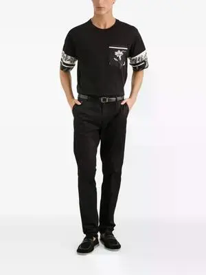 Dolce & Gabbana Floral-sleeve T-shirt