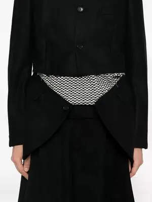 BLACK COMME DES GARÇONS Cut-out Blazer