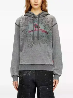 DIESEL® Graphic Hooded Sweater
