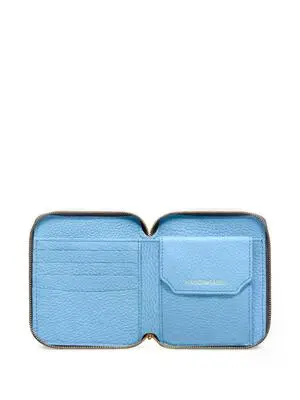 MAISON DE SABRE Zip Leather Wallet - Grey
