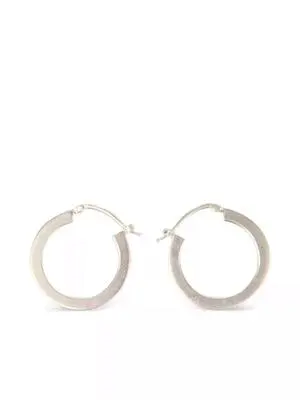 Silver Tone Earrings For Men