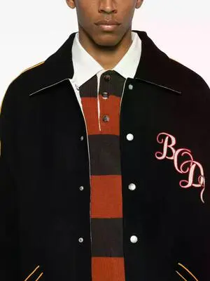 BODE Embroidered-stripe Jacket - Black