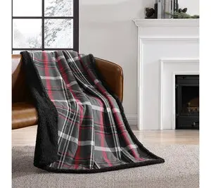 Eddie Bauer Winslow Grey Cotton 50'x60' Throw - One-color