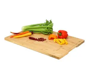 MEGACHEF Bamboo 24x18in Large Cutting, Prep And Serving Board - One-color