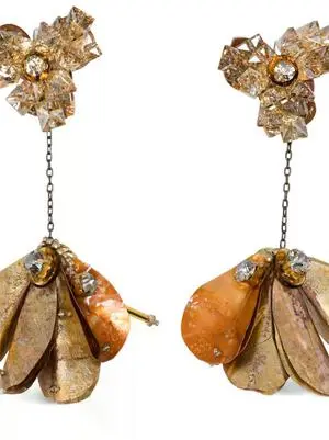 Biyan Crystal-embellished Drop Earrings