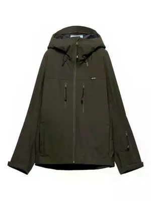 Prada Hooded Logo-label Coat