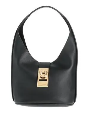 FERRAGAMO Leather Hobo Bag With Detachable Pouch