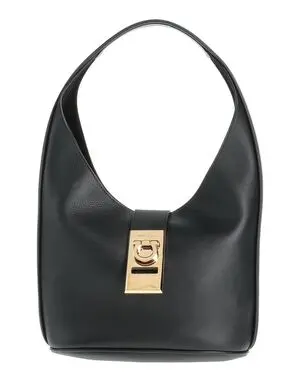FERRAGAMO Leather Hobo Bag With Detachable Pouch