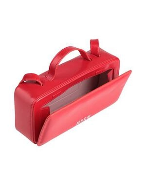 MSGM Calfskin Camera Bag - Red