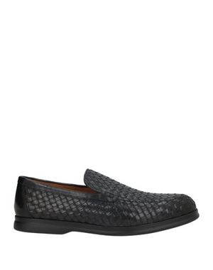 DOUCAL'S Leather Loafers - Navy