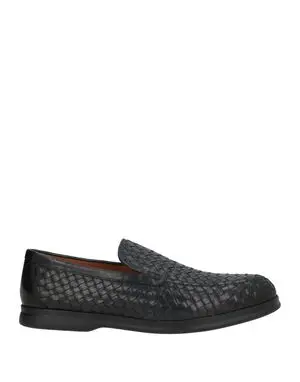 DOUCAL'S Leather Loafers - Navy