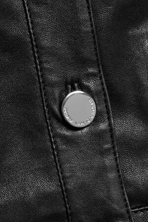 Derek Lam 10 Crosby Penny Leather Jacket - Black