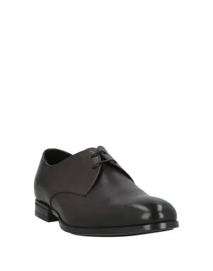 DOUCAL'S Oslo Leather Derby Shoes - Black