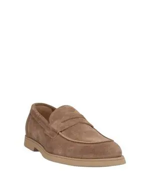DOUCAL'S Suede Penny Loafers - Beige