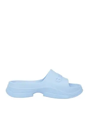 GANNI Rubber Pool Slides - Blue