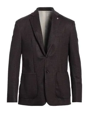 LIU •JO MAN Single-breasted Houndstooth Blazer
