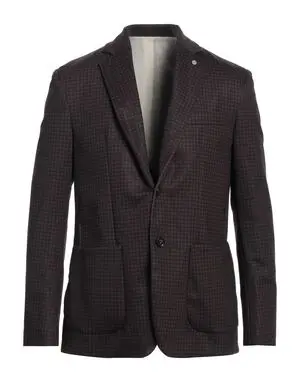LIU •JO MAN Single-breasted Houndstooth Blazer