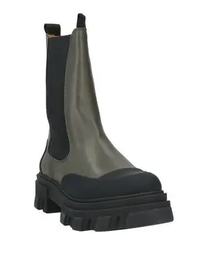 GANNI Leather Chelsea Boots