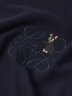 Loewe Embroidered Wool-blend Sweater