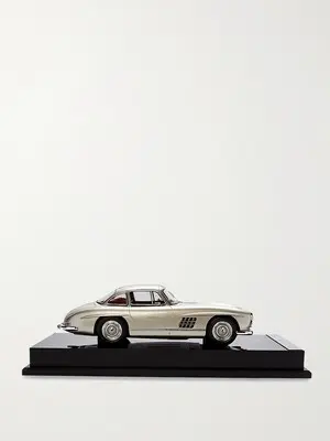 Ralph Lauren Amalgam Collection Mercedes Benz 300 Sl Gullwing 1:18 Model Car - Silver