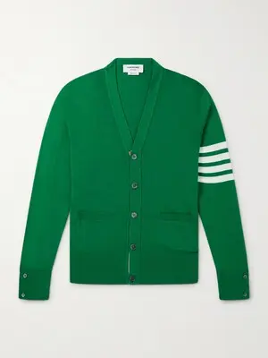 Thom Browne Striped Wool Cardigan