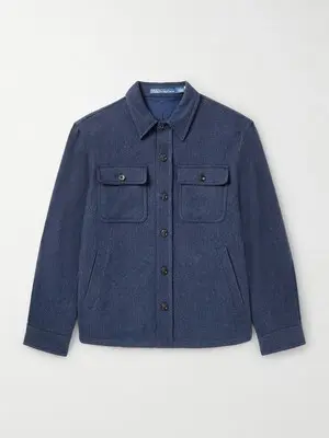 Polo Ralph Lauren Herringbone Wool-blend Overshirt