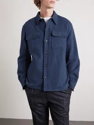 Polo Ralph Lauren Herringbone Wool-blend Overshirt
