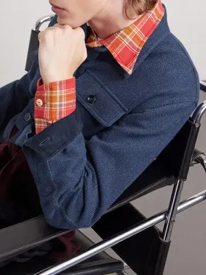 Polo Ralph Lauren Herringbone Wool-blend Overshirt