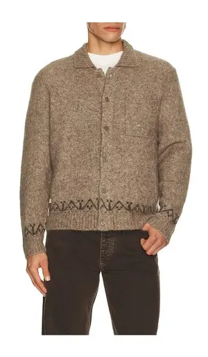 PERCIVAL Collared Knit Cardigan
