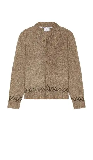 PERCIVAL Collared Knit Cardigan