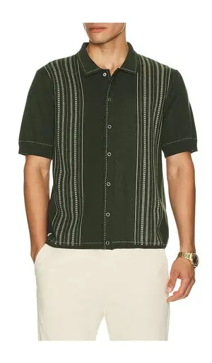PERCIVAL Accolades Knitted Shirt In Green