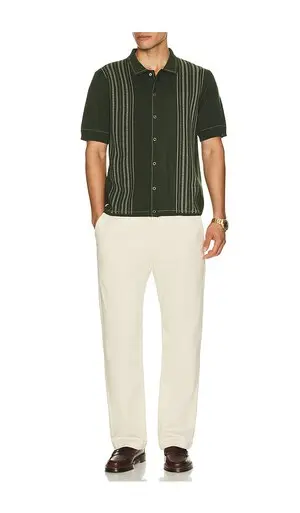 PERCIVAL Accolades Knitted Shirt In Green