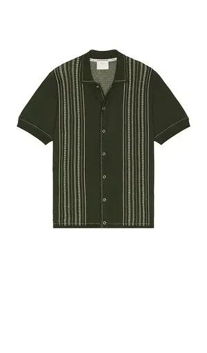 PERCIVAL Accolades Knitted Shirt In Green