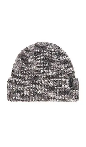 AUTUMN Marbled Knit Beanie - Black