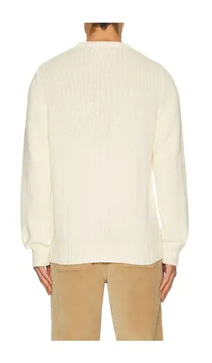 Faherty Brand Heirloom Crew Neck Sweater - Bone