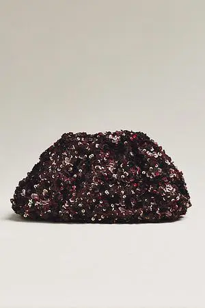 Maeve Sequin Slouchy Clutch