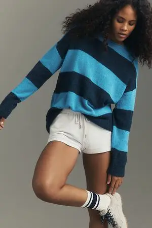 Sundry Striped Pullover Sweater