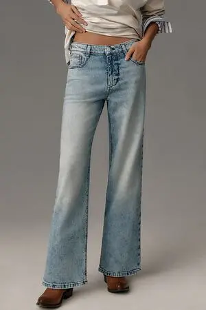 PILCRO Mid-rise Straight-leg Jeans
